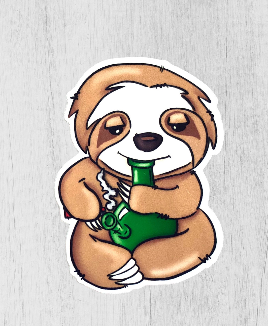 Sloth Sticker for Women, 420stickers, 420gifts, Pothead Sticker, Stoner ...