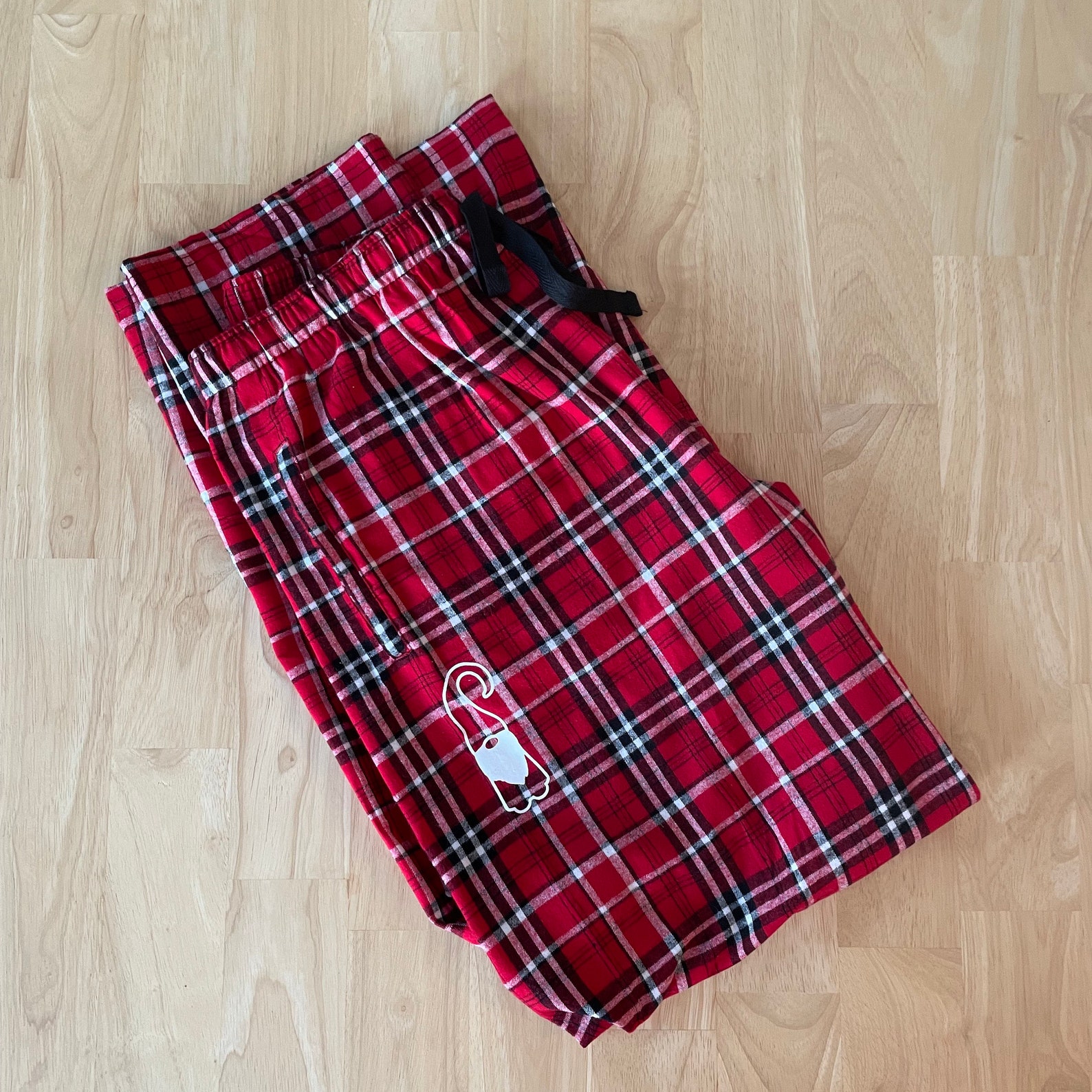 Red Plaid Flannel PJ Pants for Adults - Etsy