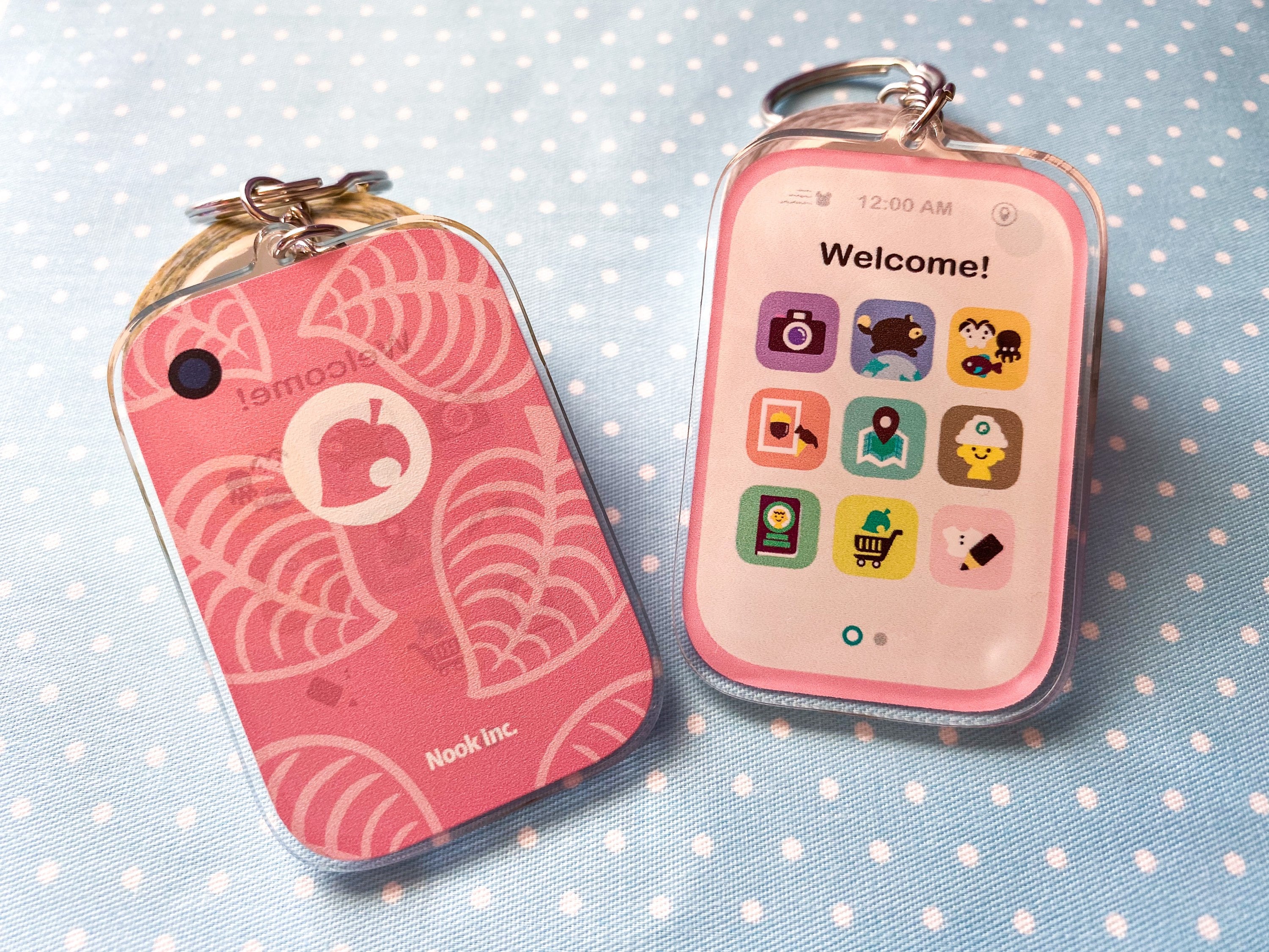 Animal Crossing Nook Phone 2.5” Acrylic Charms (ACNH) - Etsy