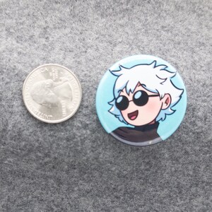 Gojo Geto Jujutsu Kaisen JJK Anime Button Pin - Etsy
