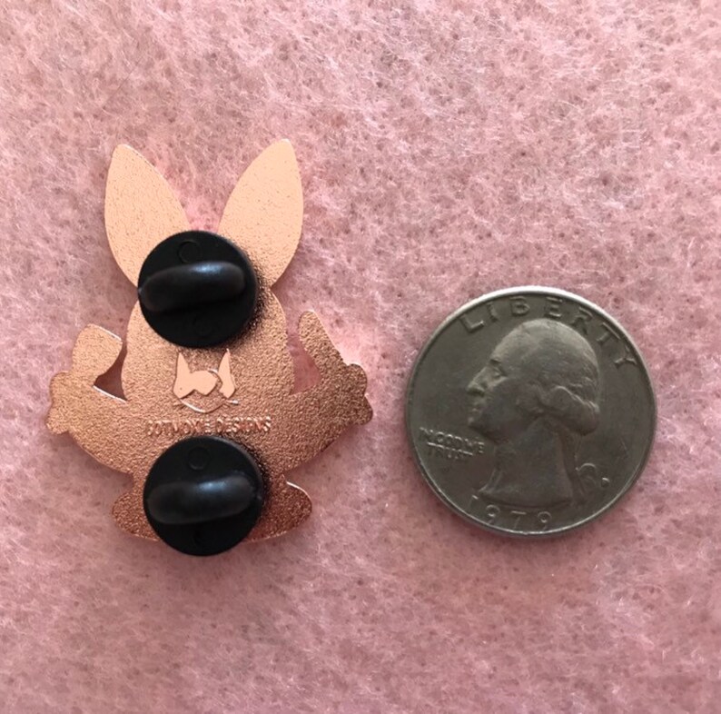 Pancake Bunny Enamel Pin - Etsy