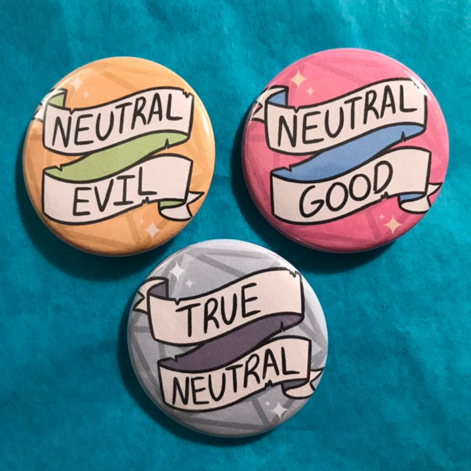 Dnd Alignment Buttons dungeons and Dragons | Etsy Canada