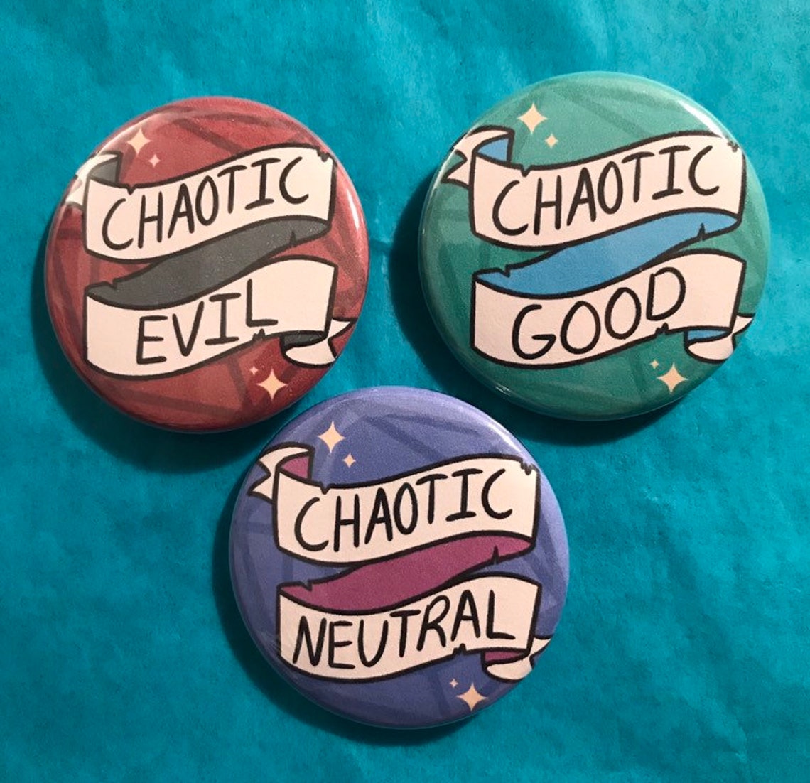 Dnd Alignment Buttons dungeons and Dragons | Etsy Canada