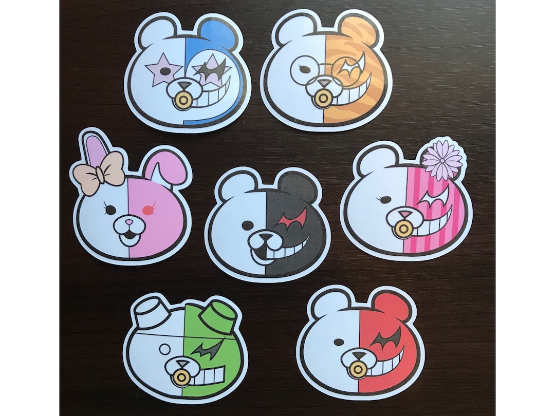 Danganronpa Stickers (monokuma, Monomi, & Monokubs) - Etsy