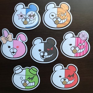 Danganronpa Stickers monokuma, Monomi, & Monokubs - Etsy