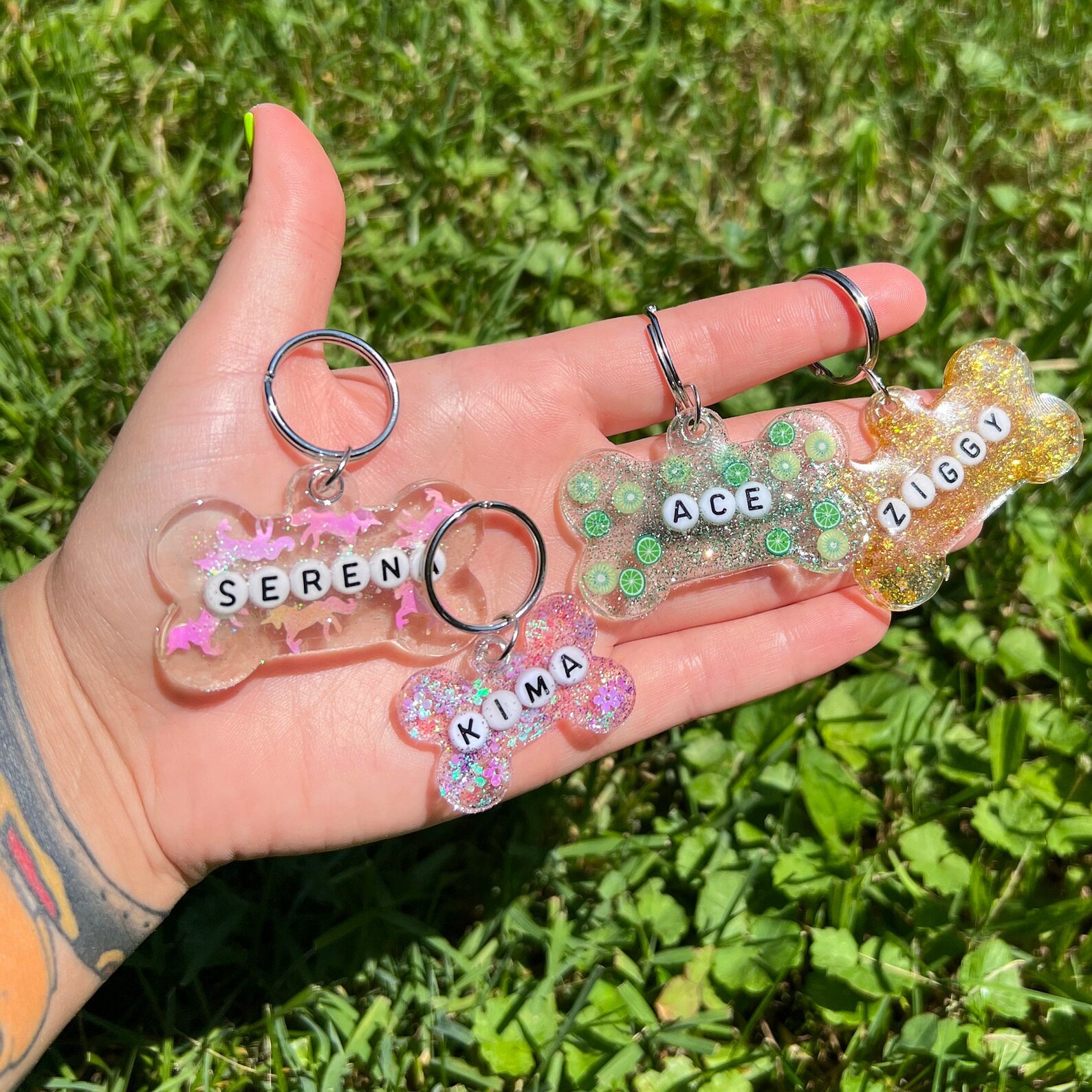Made to Order UV Resin Dog Tags - Etsy