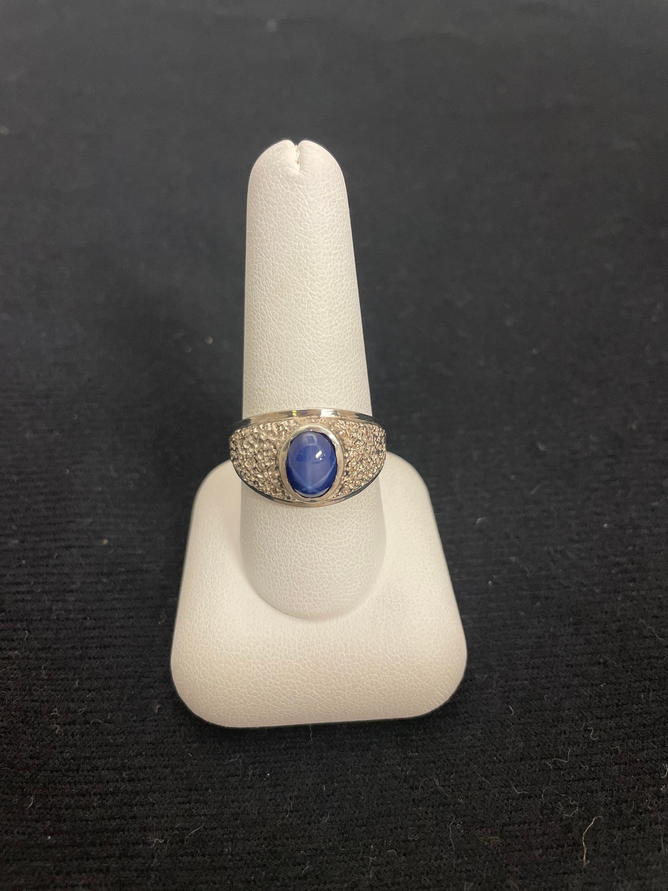 Men’s Linde Type Star Sapphire Ring. - Etsy