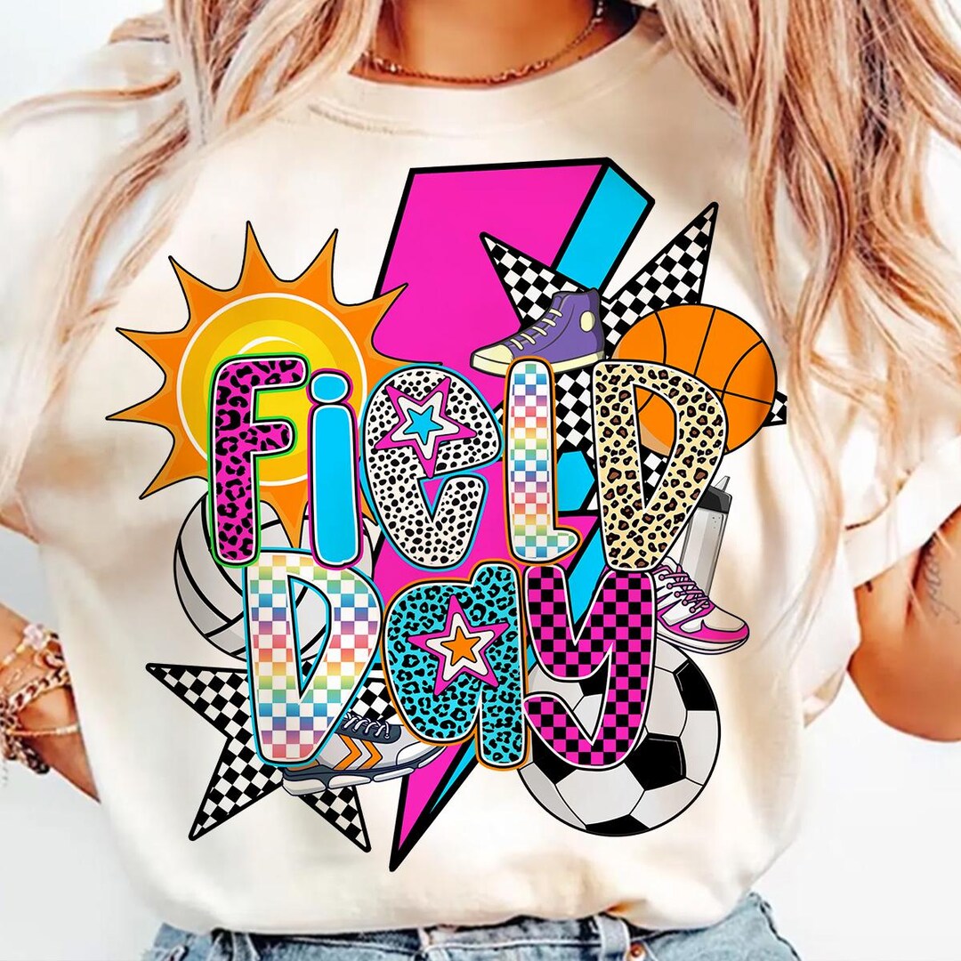 Preppy Field Day PNG, Field Day Teacher Png, Sports Day Png, Field Day ...