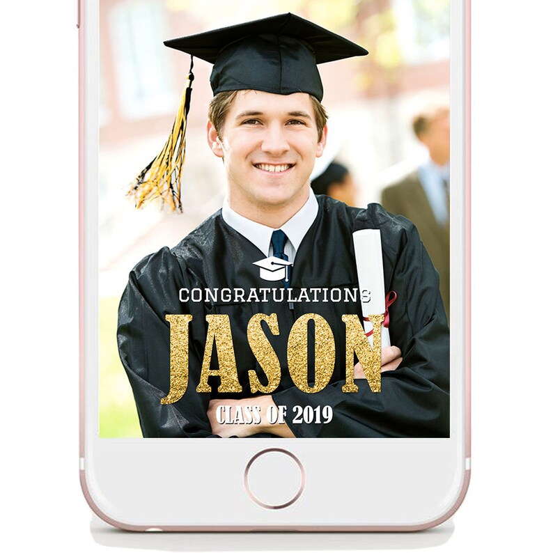 Graduation Snapchat Filter Graduation Man Geofilter - Etsy