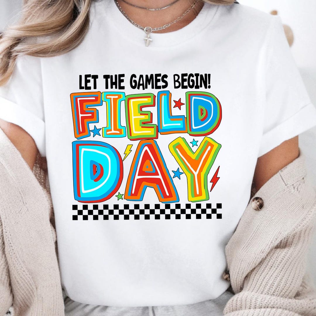 Field Day Let the Games Begin Png, Preppy Field Day Png, Field Day ...