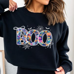 Preppy Boo Ghost Halloween Png, Preppy Halloween Girl Png, Lace Boo Png ...