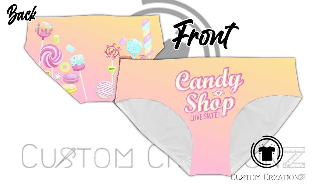 Candy Shop Bikini Panties Fun Flirty - Valentine's Day - Etsy