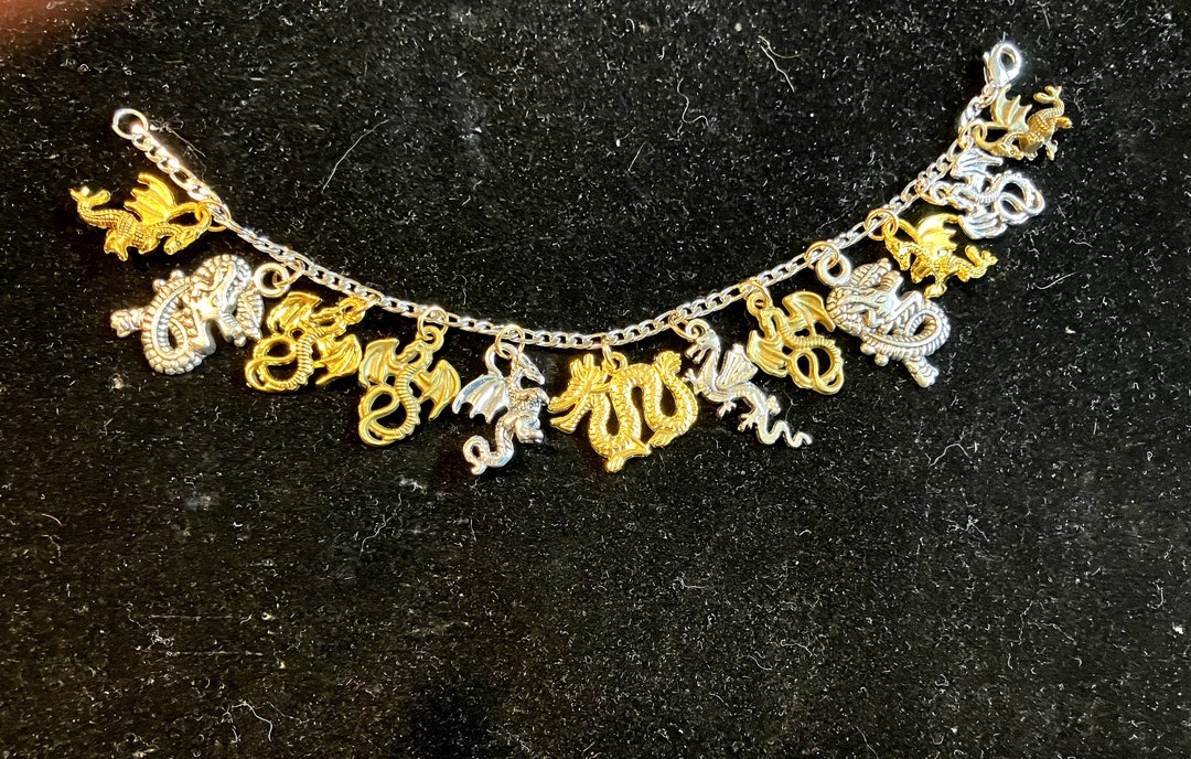 Dragon Bracelet Handmade Flying Lizard Serpent Gorgon Fashion and ...