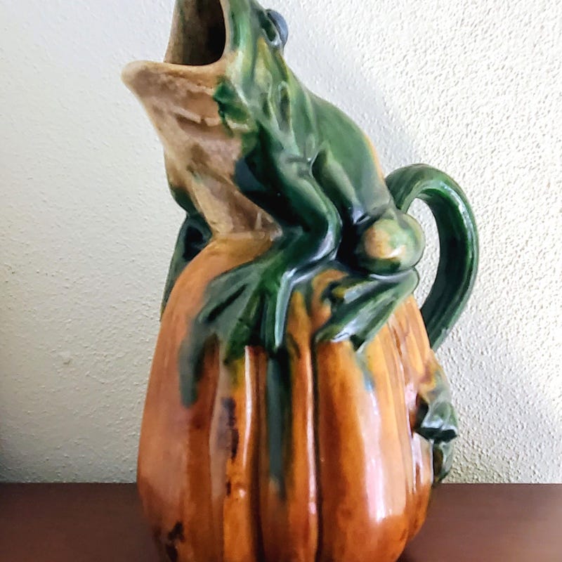 Frog Pitcher - Etsy