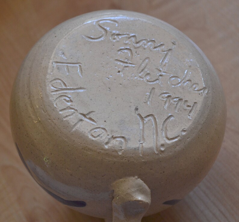Dolphin Teapot by Sonny Fletcher North Carolina Pottery Signed and ...