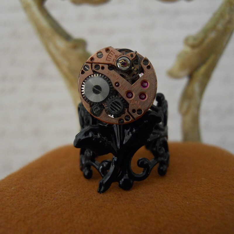 Watch Movement Ring - Etsy