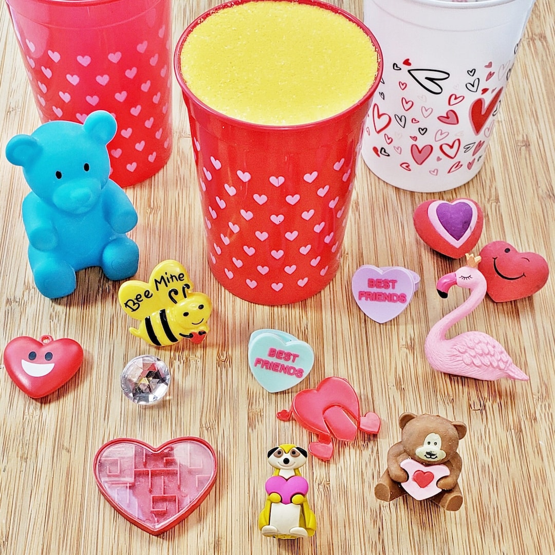 NEW 4 Toys Inside XL Dunker Cup Valentine's Day Bomb Gifts for Kids - Etsy