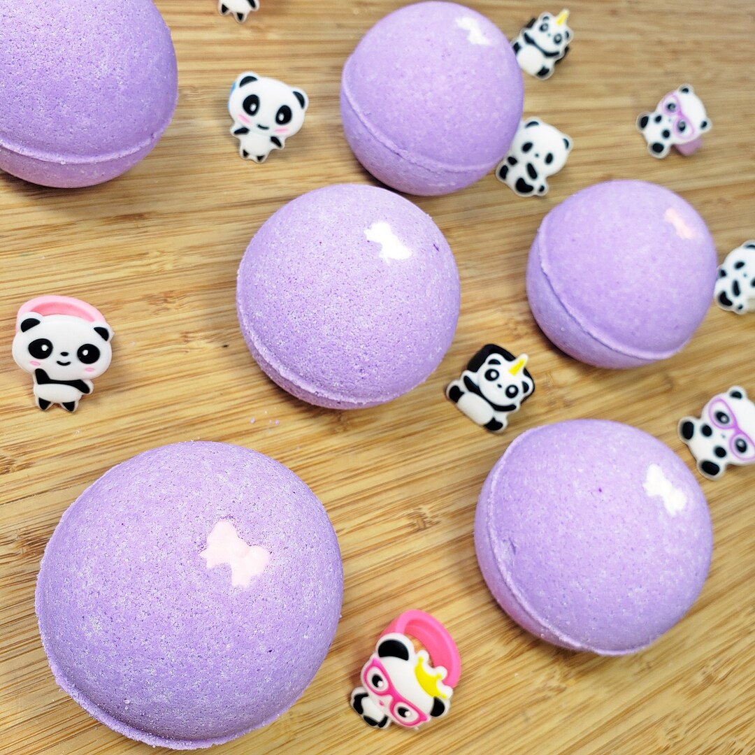 NEW Panda Bear Rubber Ring Surprise Inside Bath Bomb - Etsy