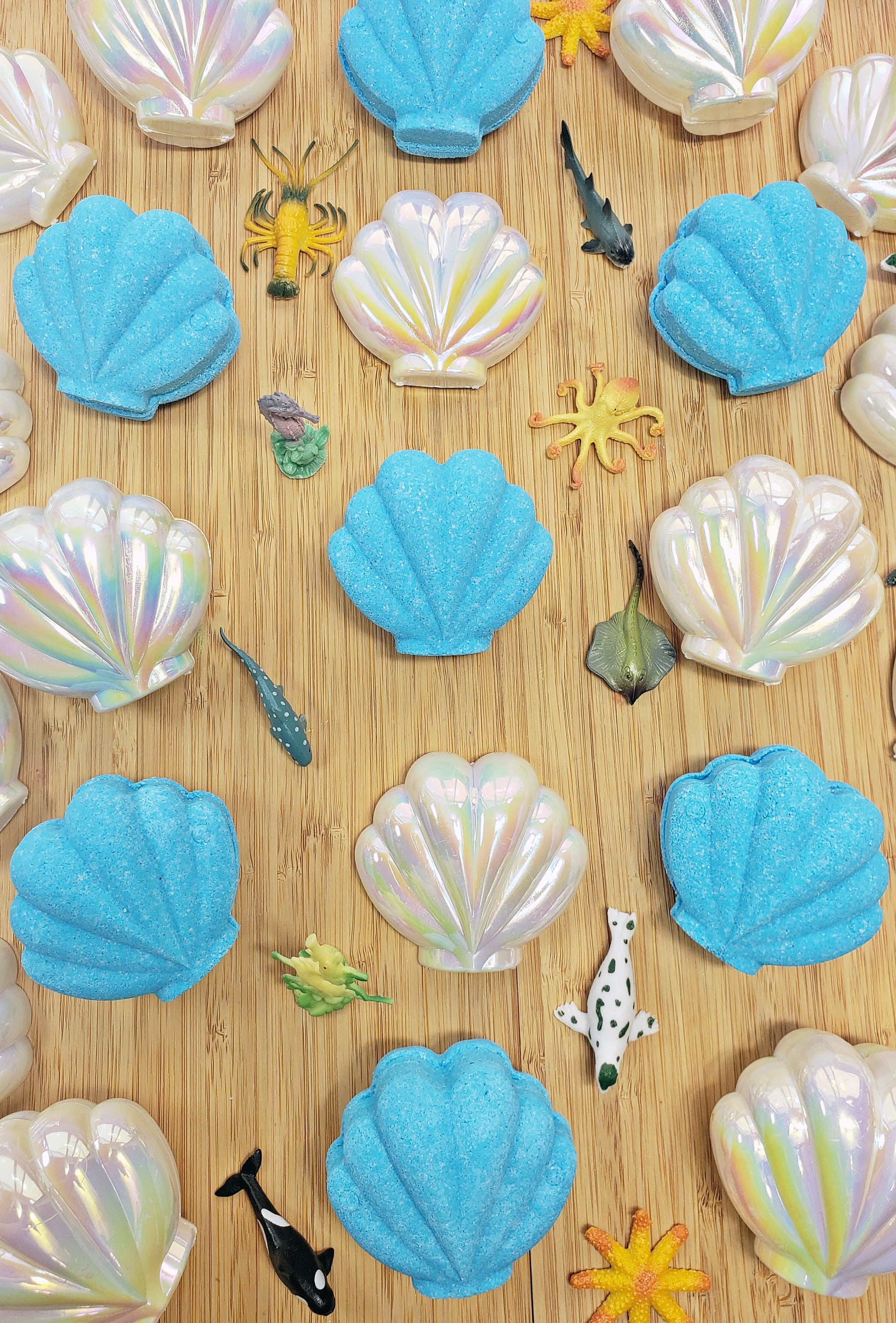 Surprise Toy Inside Seashell Bath Bomb Toy Inside White - Etsy Canada