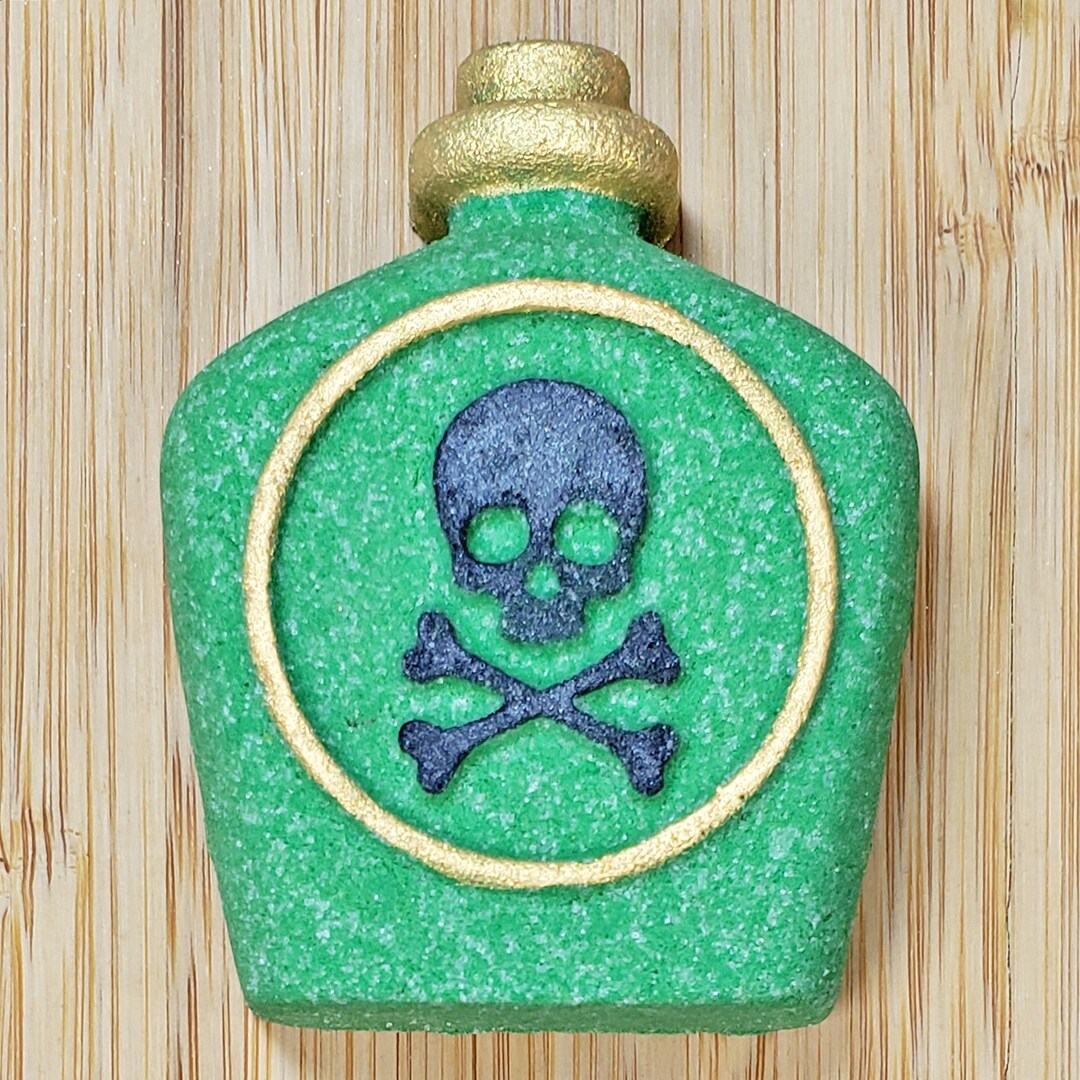 Poison Bottle Small Bath Bomb | Spooky Gift - Etsy