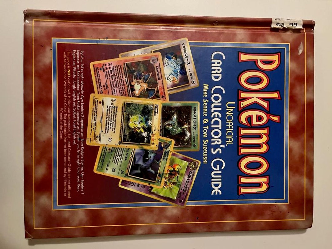 Pokemon Unofficial Collector's Guide Hardcover 2000 First - Etsy