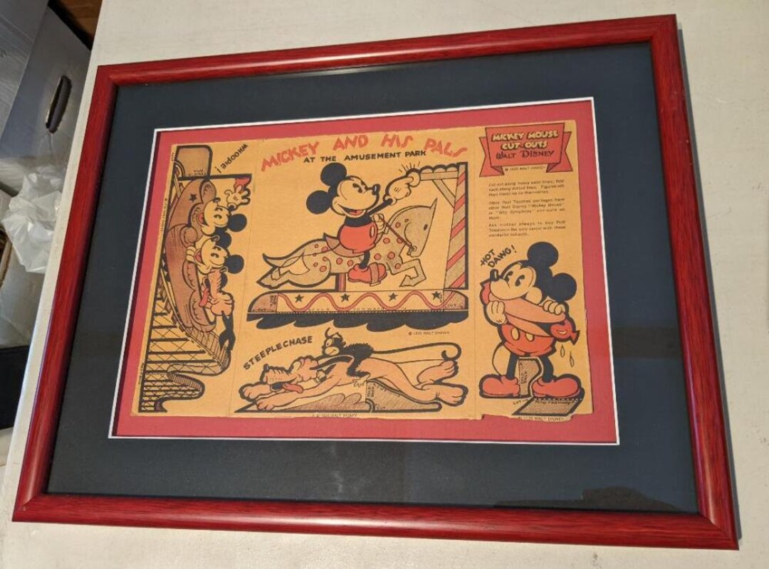 Mickey Mouse Post Toasties Box Panel 1930's - Etsy