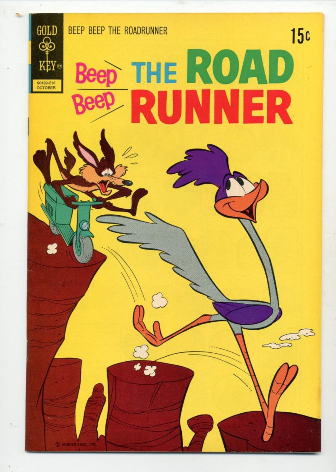Beep Beep the Road Runner 32 Gold Key Comics Bronze Age Vintage Comic ...