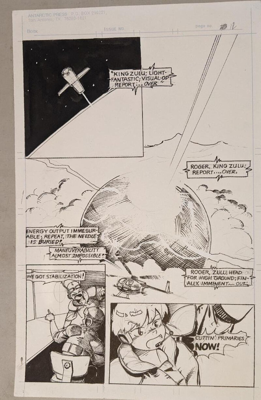 Artist David Wilson Original Art of a Comic Book Page - Etsy