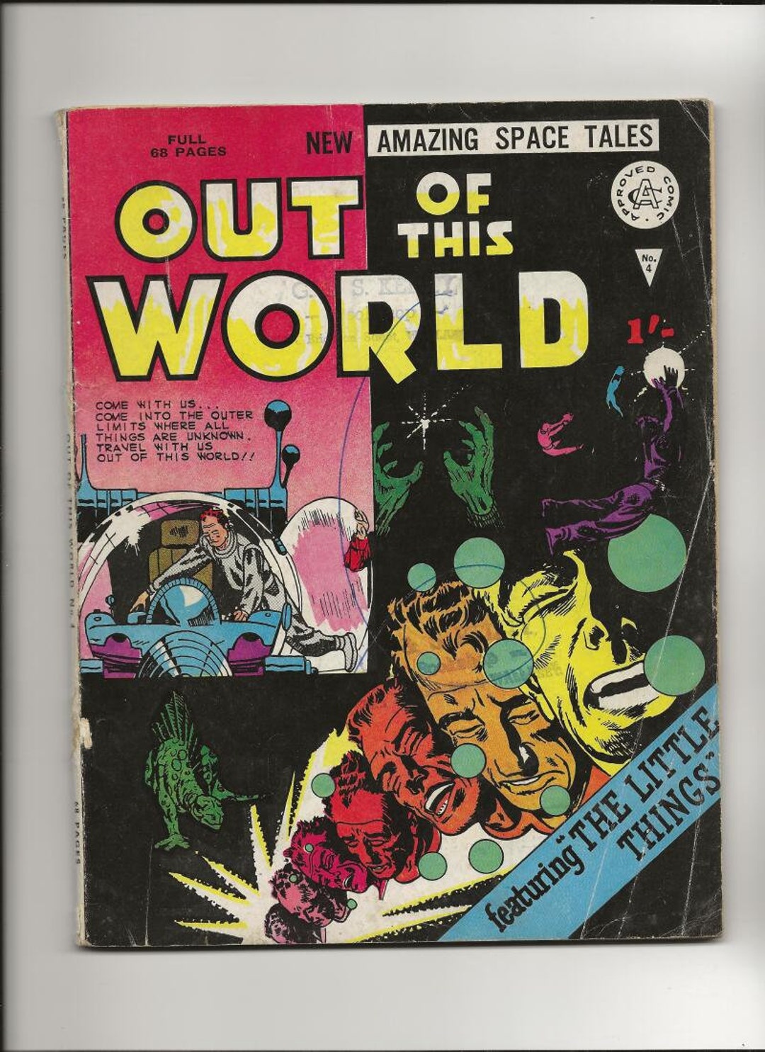 Out of This World 4 British the Little Things Ditko Cover 1962 - Etsy