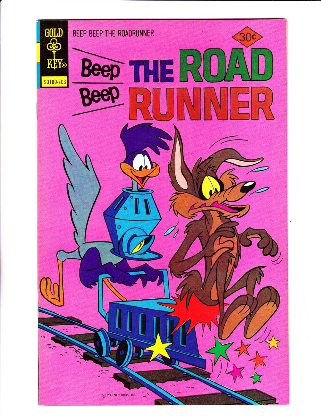 Beep Beep the Road Runner 63 Railroad Cover Gold Key Comics Bronze Age ...