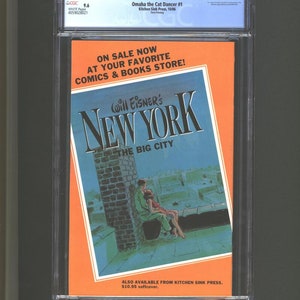 Omaha the Cat Dancer 1 CGC 9.6 Third Printing Reed Waller Story, Cover ...