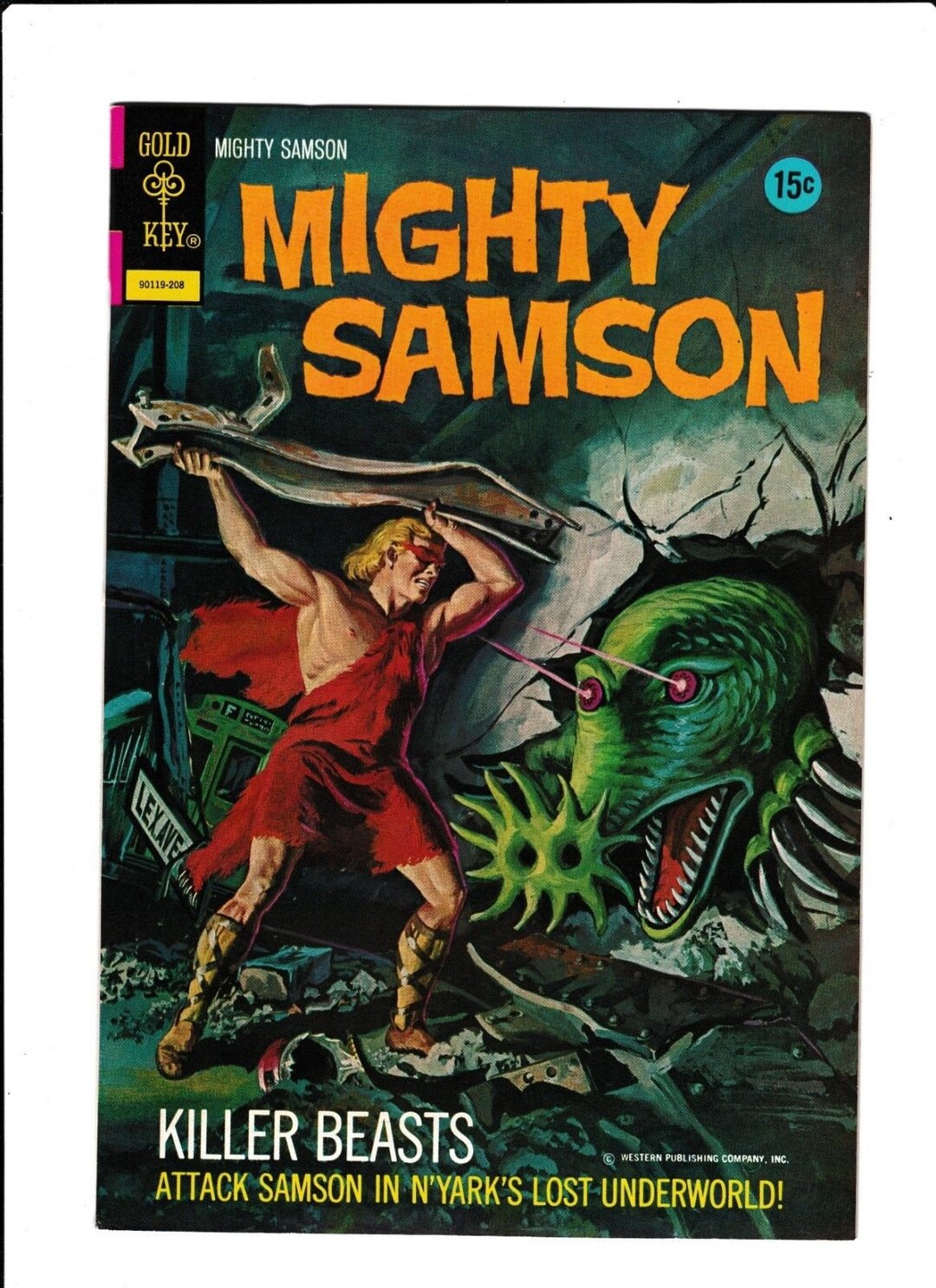Mighty Samson 21 1966 the World of Darkness Gold Key Vintage ...