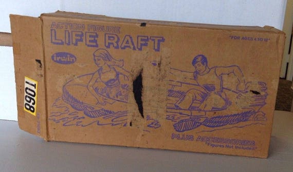 Action Figure Life Raft and Accessories | 1960s | Original Box ...