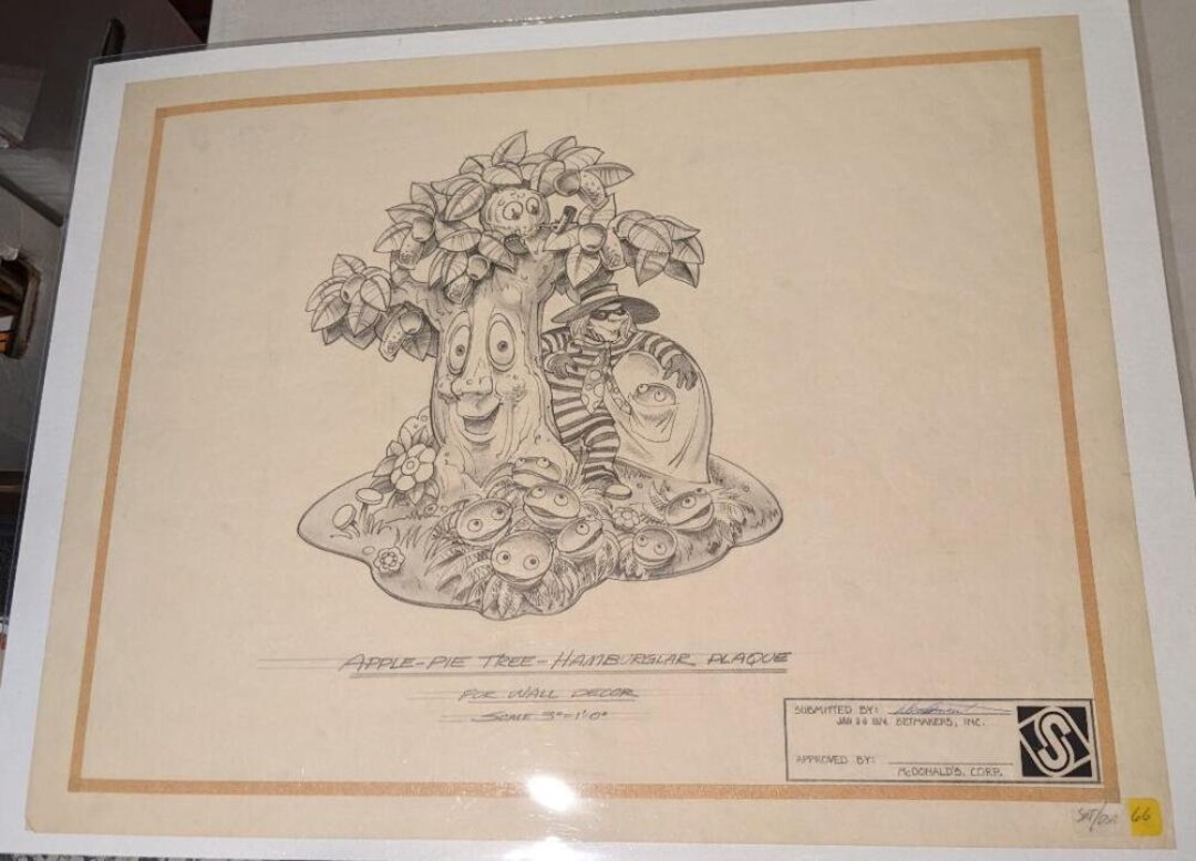 Mcdonald's Apple Pie Tree and Hamburglar - Etsy