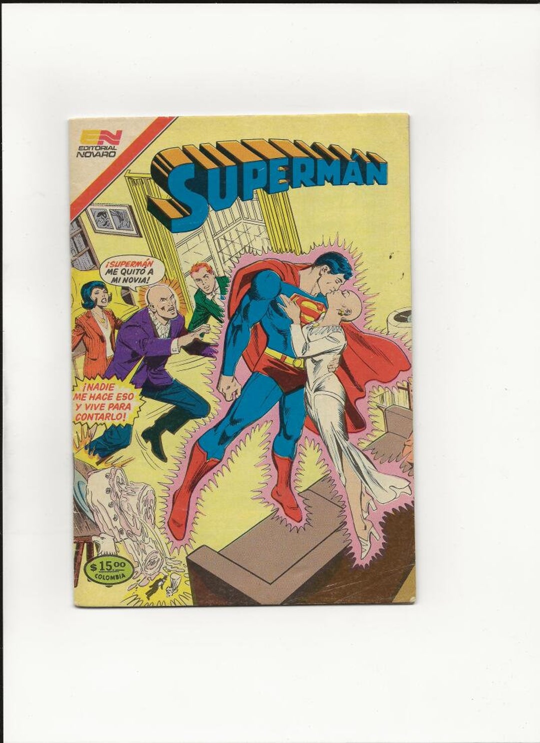 Superman 221-208 Mexican Superman Kissing Lex Luther's - Etsy