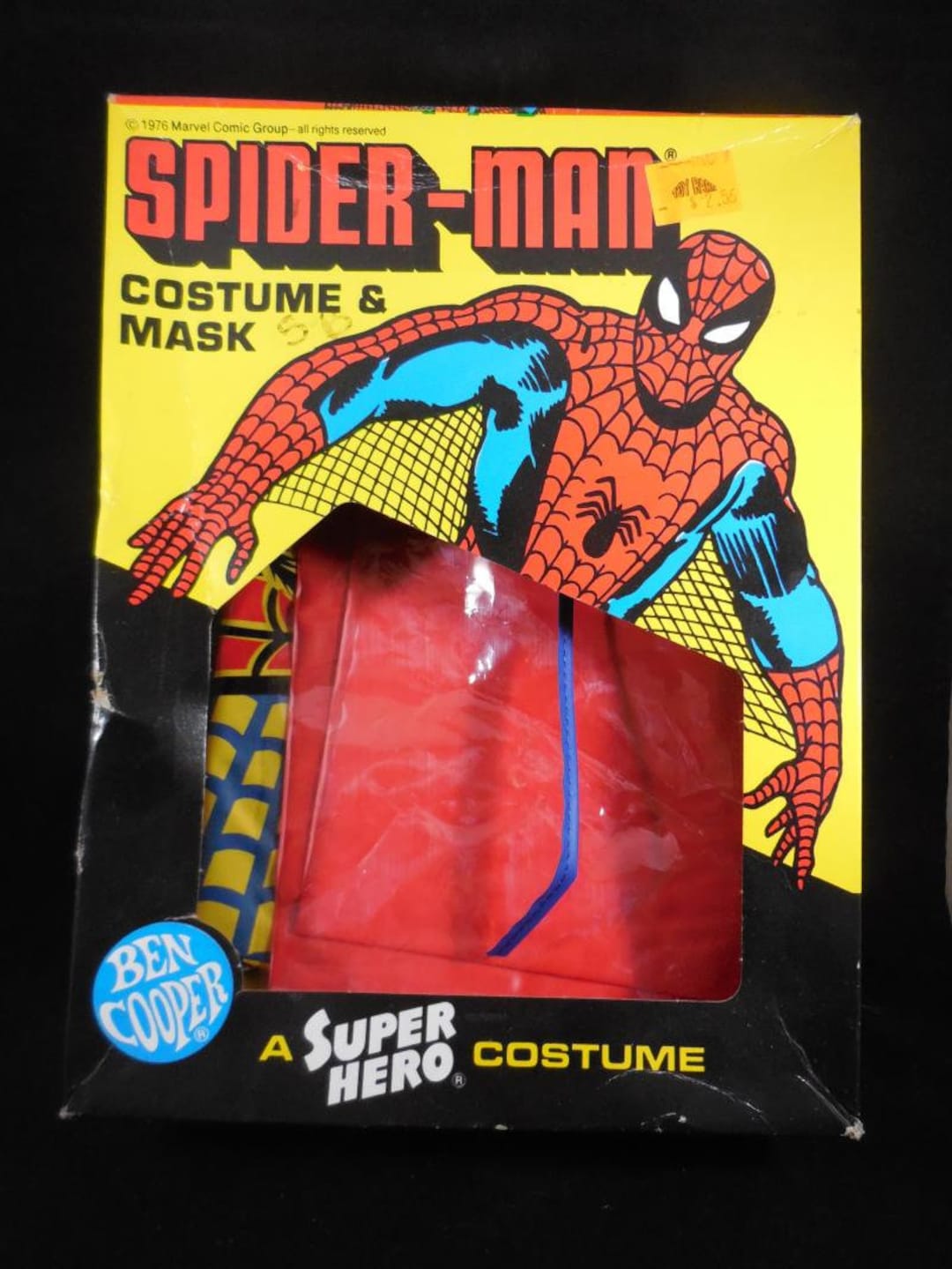 Ben Cooper Spider-man Costume Original Box 1972 Small - Etsy