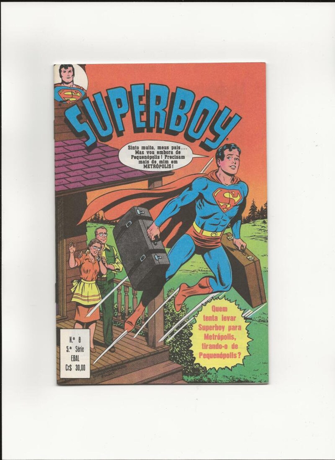 Superboy 8 1981 Brazilian Leaving Home for Metropolis Cover - Etsy