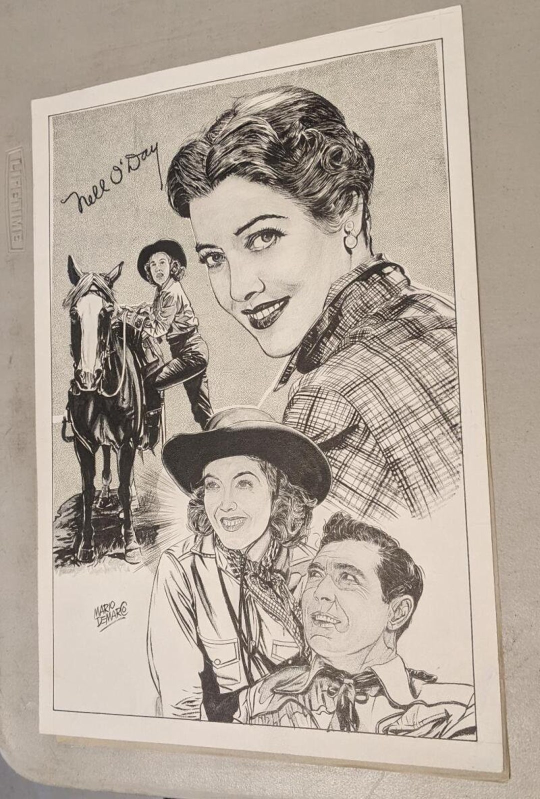 Nell O'day Mario Demarco Original Magazine Illustration Art - Etsy