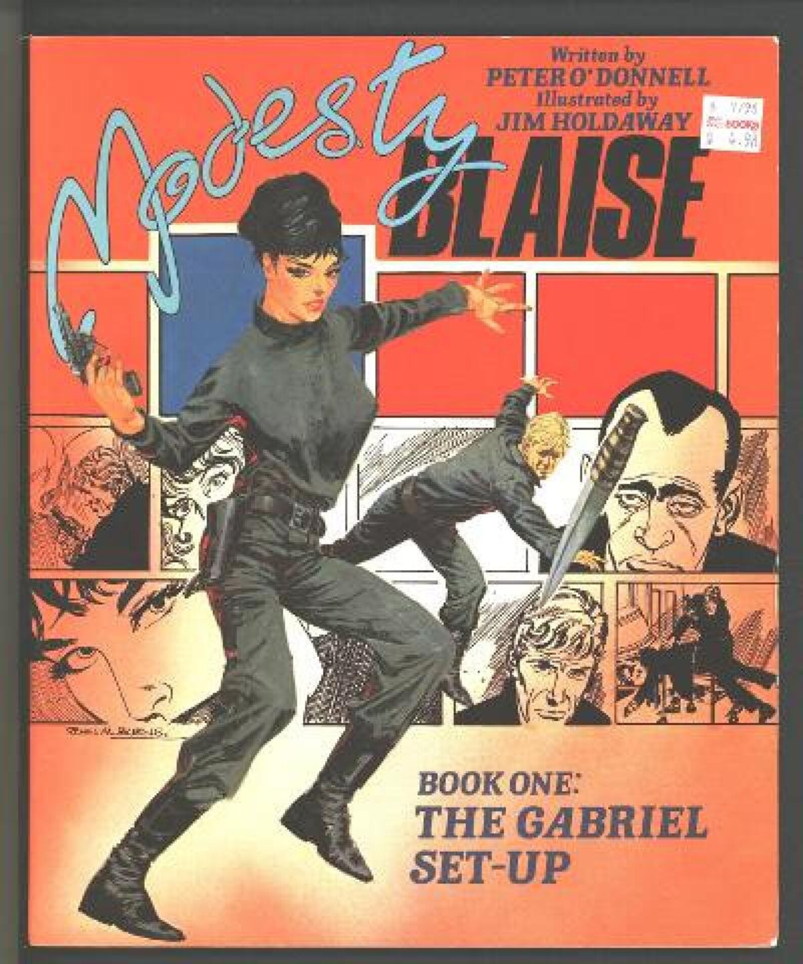 Modesty Blaise Book One the Gabriel Set-up SC 1986 Titan Books - Etsy