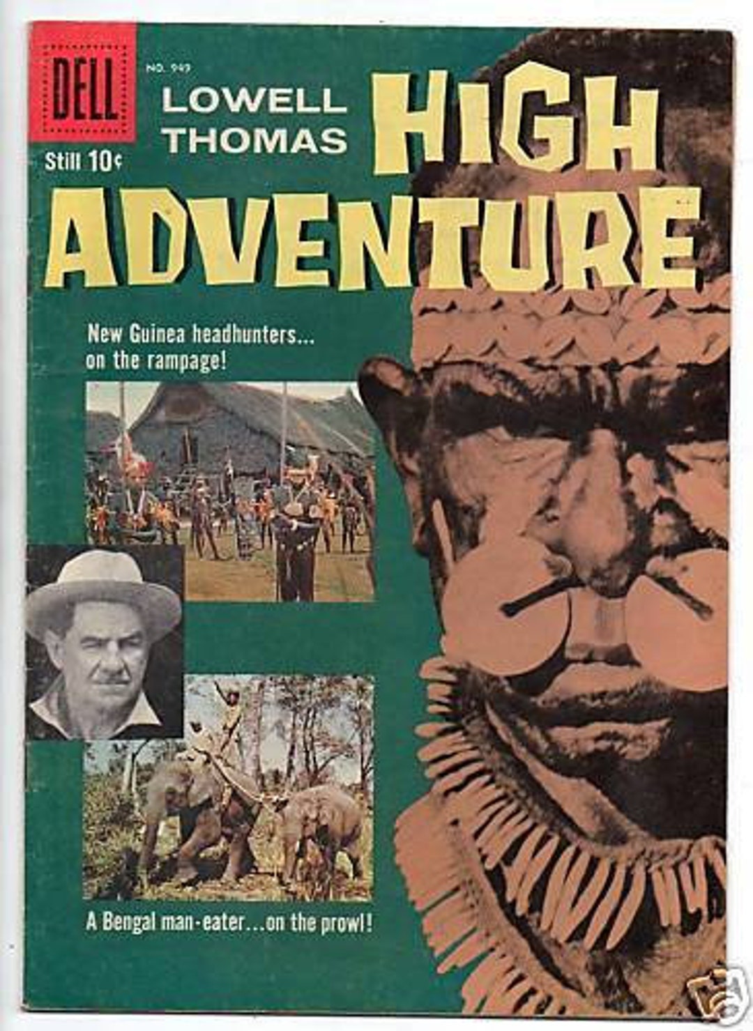 Dell Four Color 949 High Adventure Dell Comics Bronze Age Vintage Comic ...