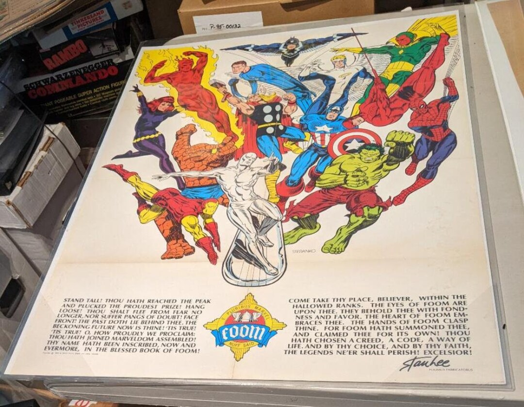 Foom Club Poster Steranko Art 1973 - Etsy