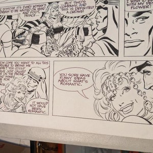 Original Comic Art Dolly Sunday 3 Proposed Strip by Fran Materia and ...