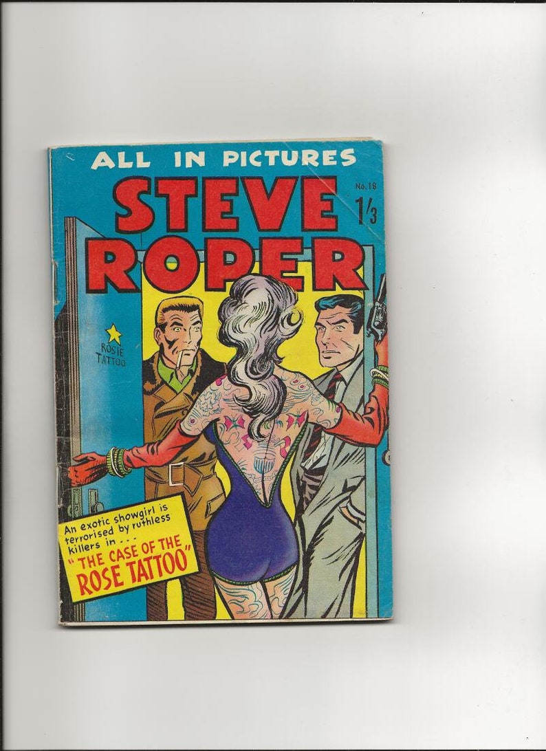 Steve Roper 18 Australian Case of the Rose Tattoo 1962 - Etsy