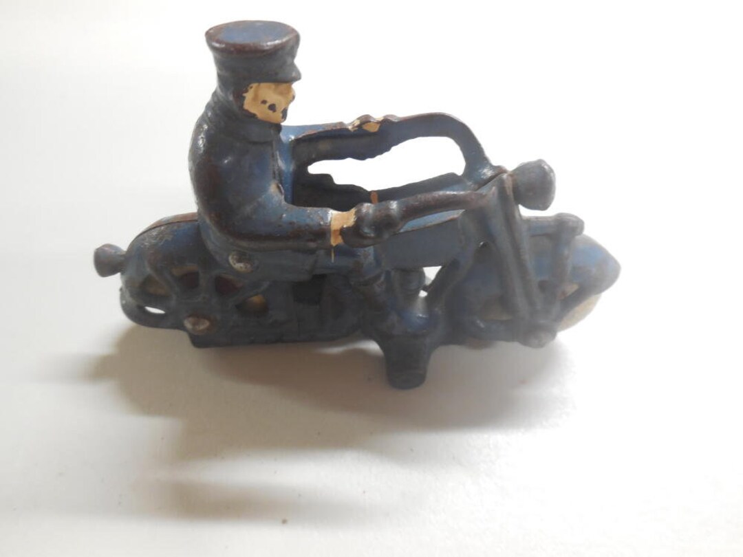 Champion Cast Iron Motorcycle Police Patrol 1930s - Etsy