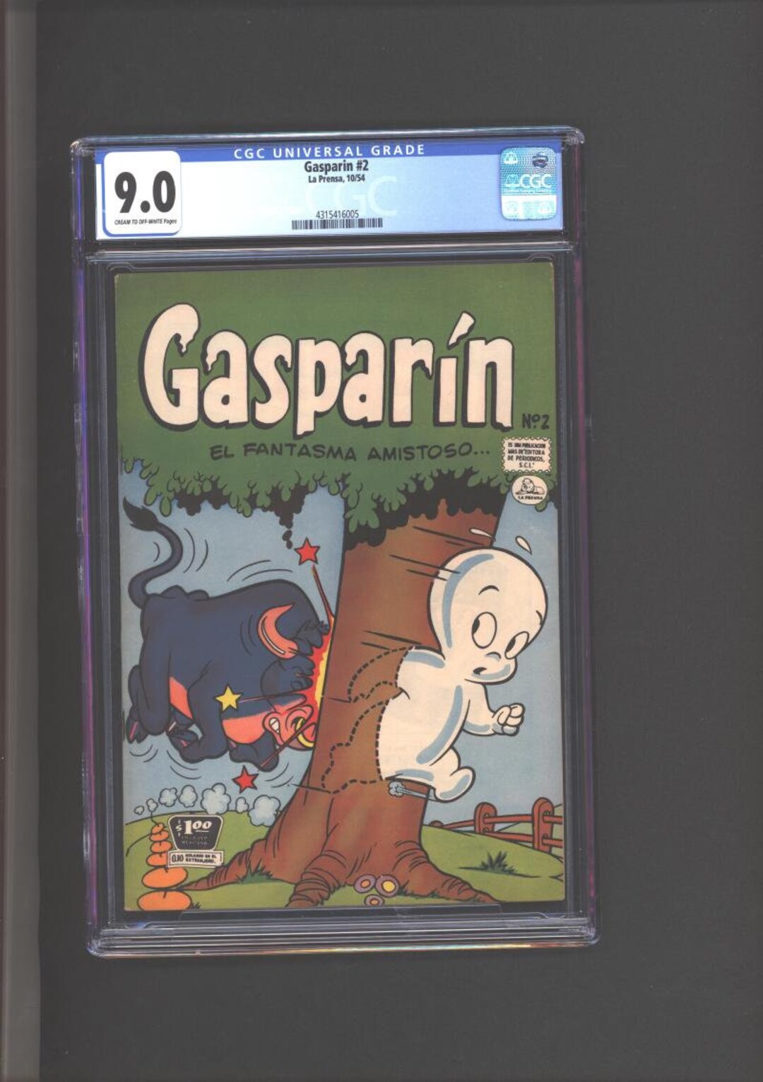 Gasparin 2 CGC 9.0 Mexican Edition Casper Only Graded Copy 1954 - Etsy