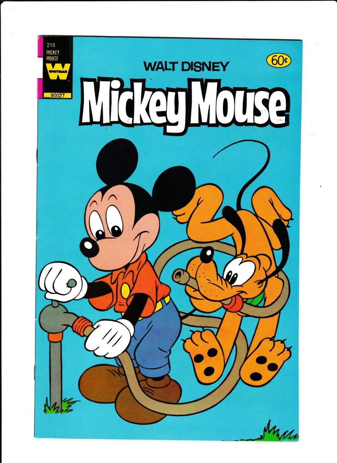Mickey Mouse 218 Last Whitman Issue Whitman Comics | Etsy