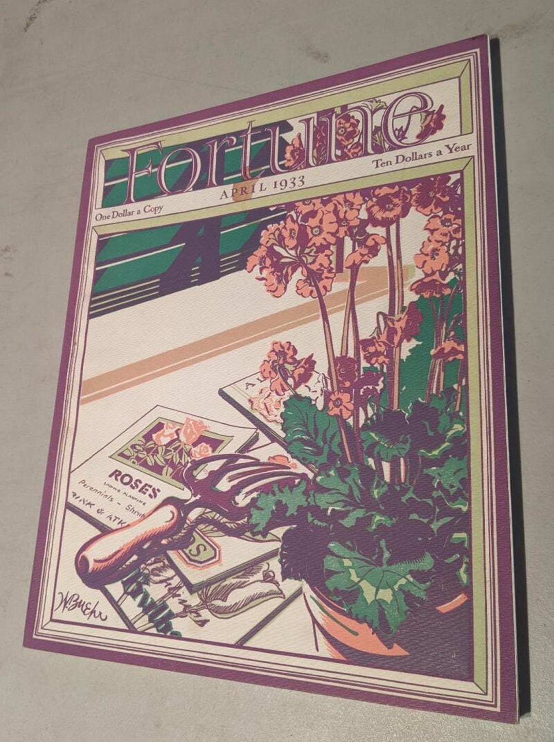 Fortune 1933 Cartoonist Article Inside High Grade - Etsy