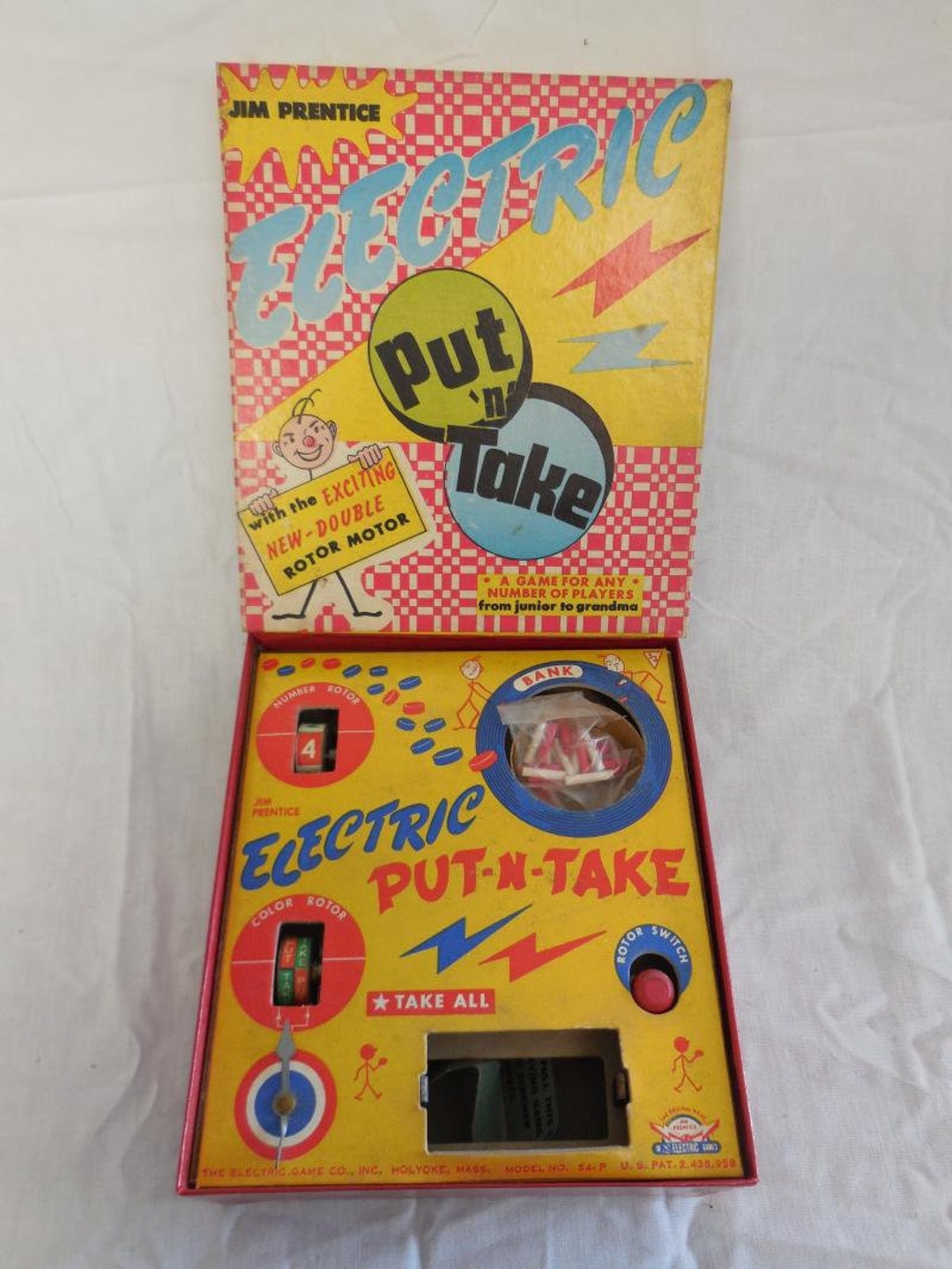 Jim Prentice Electric Put N Take Game 1950s Vintage - Etsy