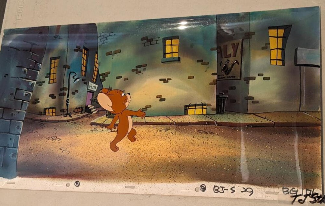 Original Animation Production Cel of Jerry From Tom and Jerry - Etsy