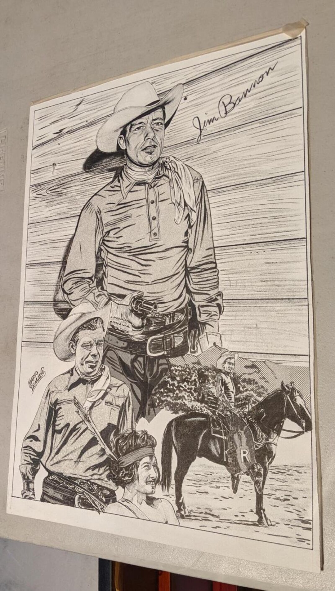 Jim Bannon Mario Demarco Original Magazine Illustration Art - Etsy